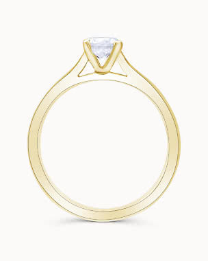 Amy | Engagement ring | Solitaire ring with diamond | VANBRUUN